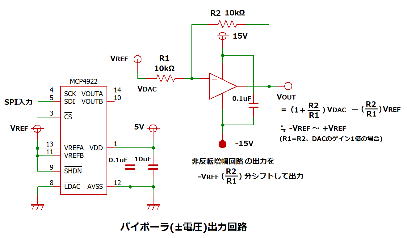 【応用回路例も解説】DAコンバータMCP4922の使い方 | アナデジ太郎の回路設計